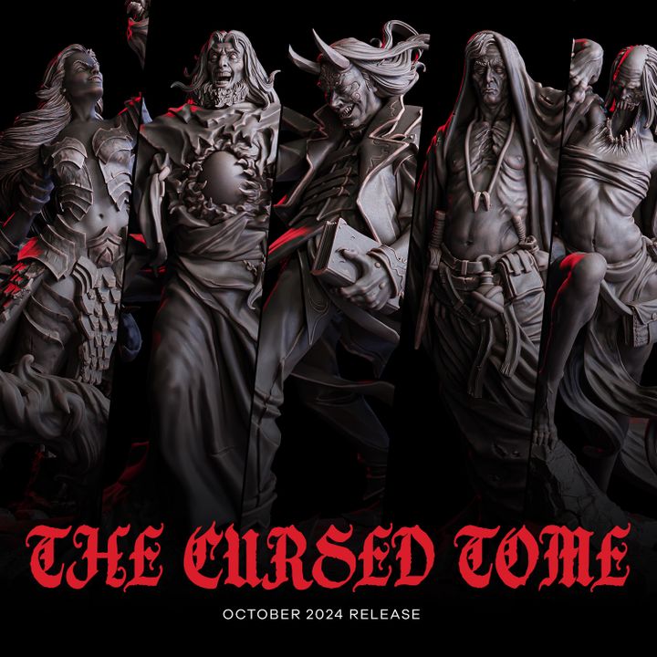 3D Printable Flesh Of Gods - October/2024 - The Cursed Tome by Flesh of ...