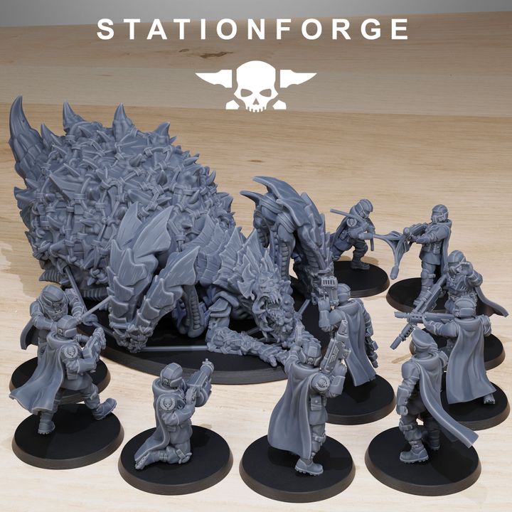 3D Printable Vaskar Hunters by Station Forge