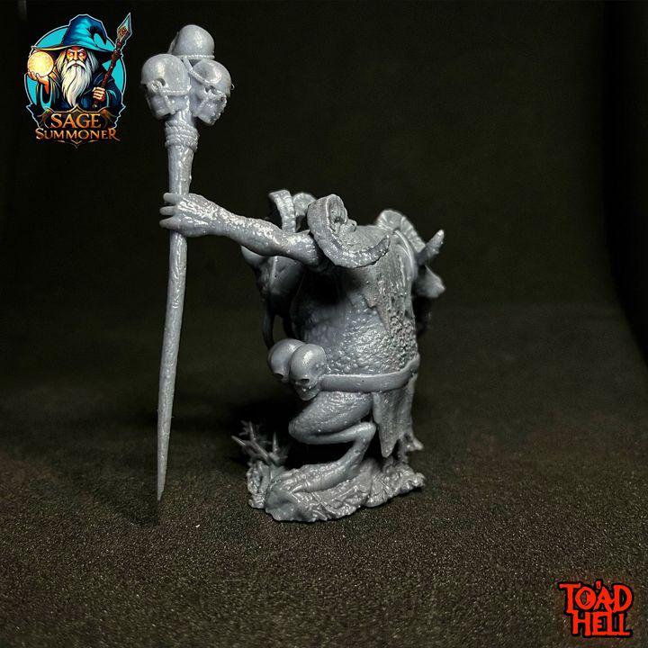 3D Printable Green Slaad Toad 1 - Toad Hell by Sage Summoner