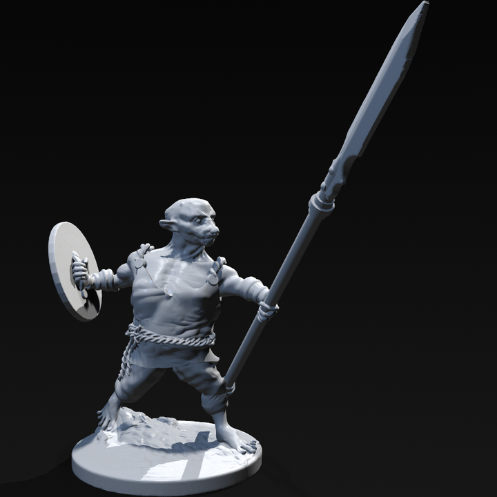 3D Printable Goblin spearman by MR JAMES A SIMS