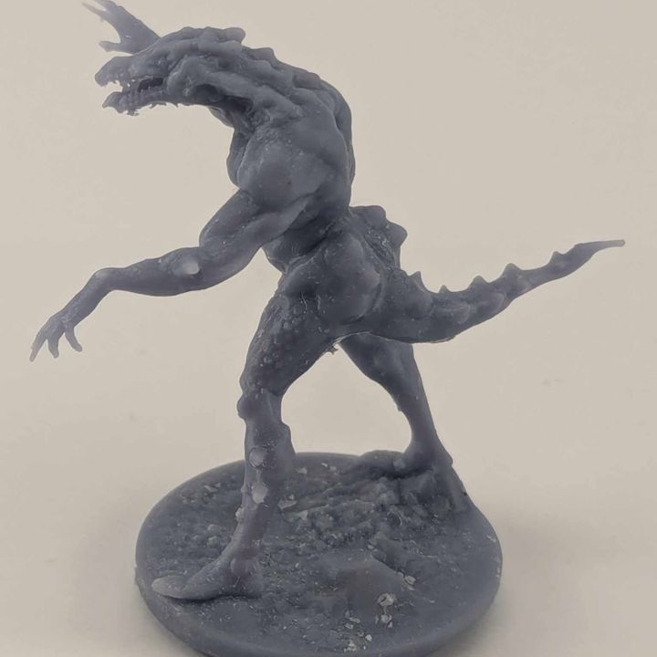 3D Printable Lizardman by MR JAMES A SIMS