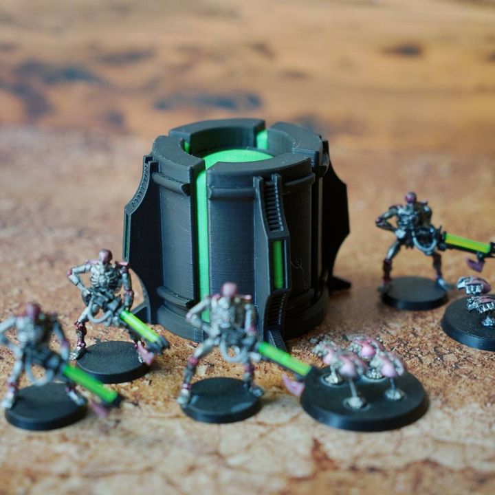 3D Printable Necromatons Generators WTC Containers by Tinker Junkie