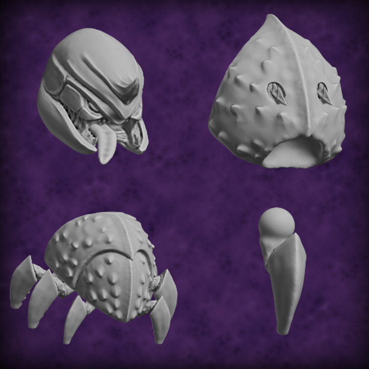 3D Printable Space Bug Drone - Free Sample by Cally Tabletop