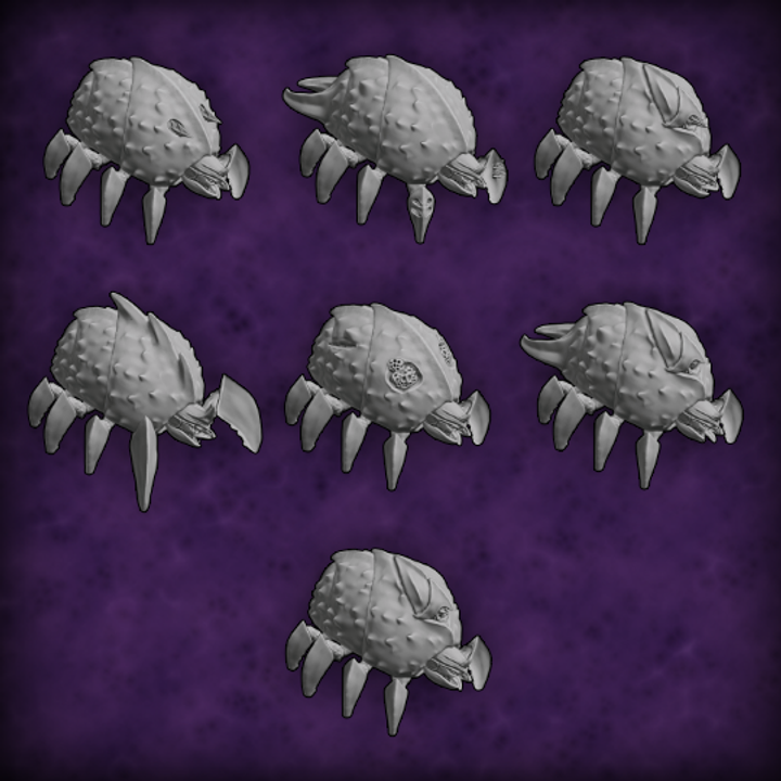 3D Printable Space Bug Drones by Cally Tabletop