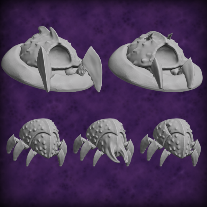 3D Printable Space Bug Drones by Cally Tabletop