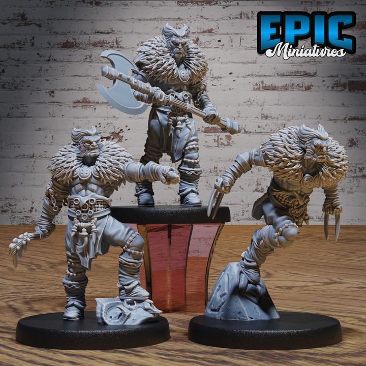 3D Printable Beast Master Set / Animal Companion / Demonic Predator ...