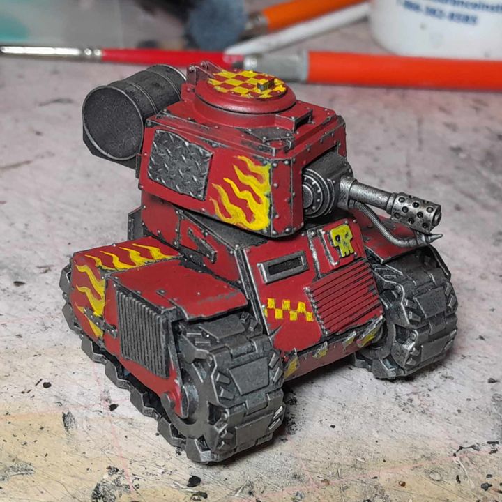 3D Printable Goblin Scrap Tank: Scout by Dark Portal Miniatures