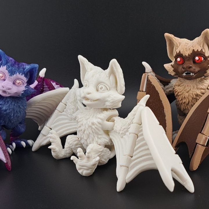 3D Printable Ahool - Chibi Cryptid by MysticSaige