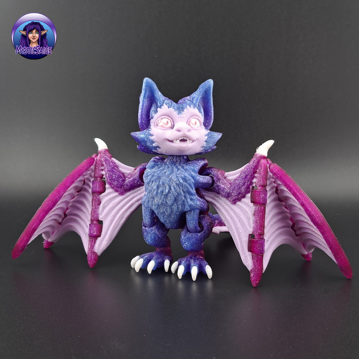 3D Printable Ahool - Chibi Cryptid by MysticSaige