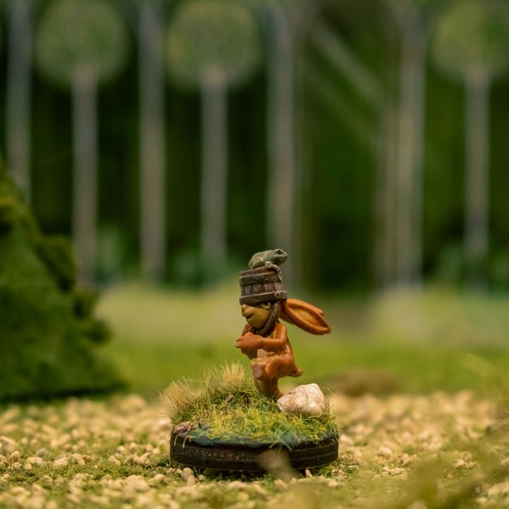 3D Printable Medieval Rabbits - 6 D&D Classes - Murderous Bunnies by ...