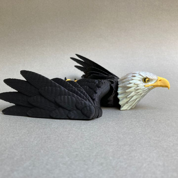 3D Printable Bald eagle by I.magina 3d