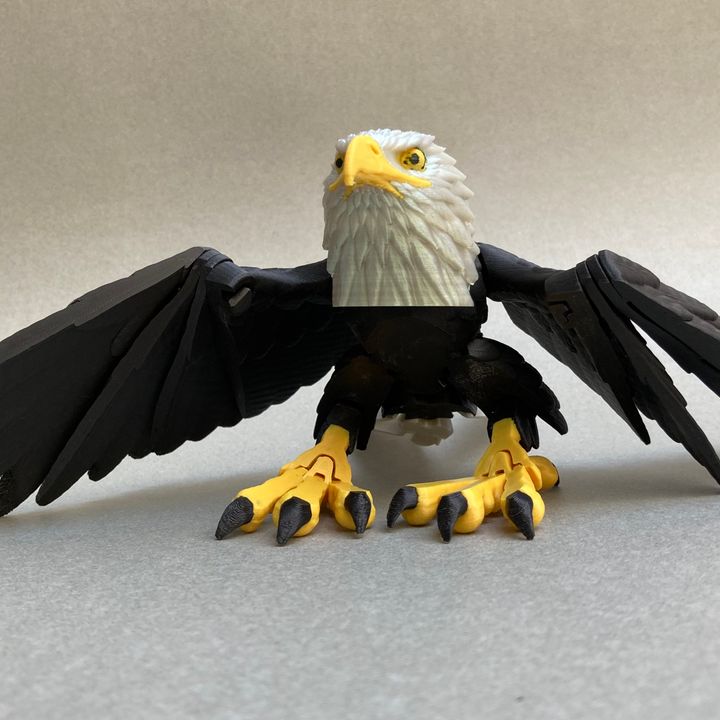 3D Printable Bald eagle by I.magina 3d