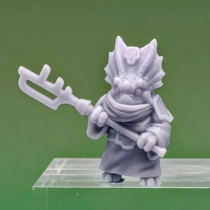 3D Printable Dinosaur Folk Warriors - Threx & Zarrok Dinovian Guards (Pre-supported) by CobraMode