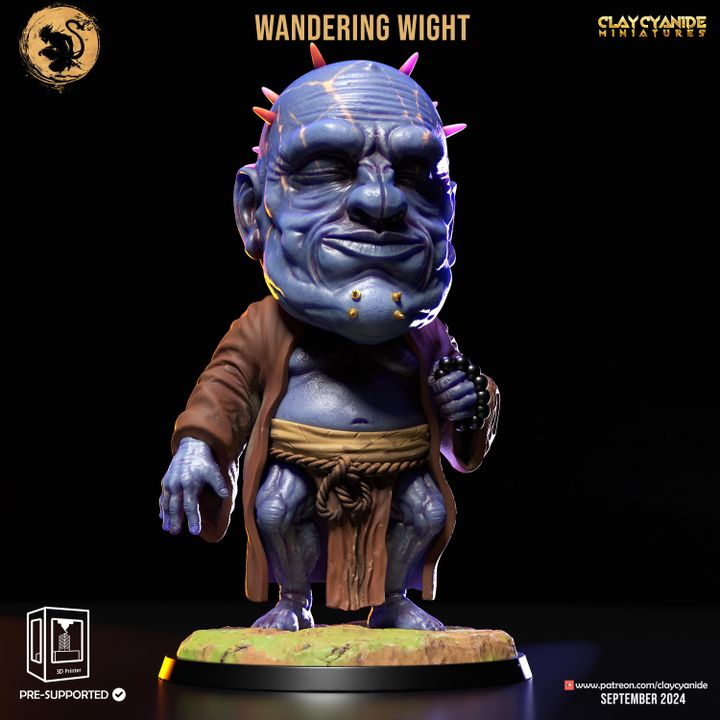 3D Printable Wandering Wight by Clay Cyanide Miniatures