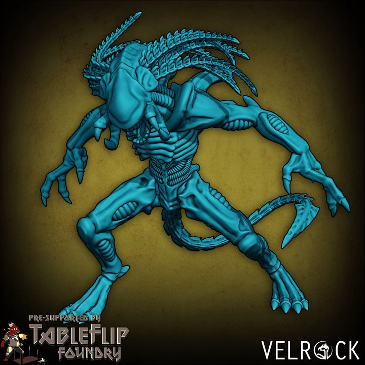 3D Printable Xeno Swarm 2 (PRESUPPORTED) by Velrock Art Miniatures