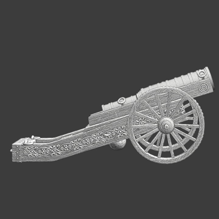 3D Printable Medieval Imperial Cannon - Wargaming model by Northern ...
