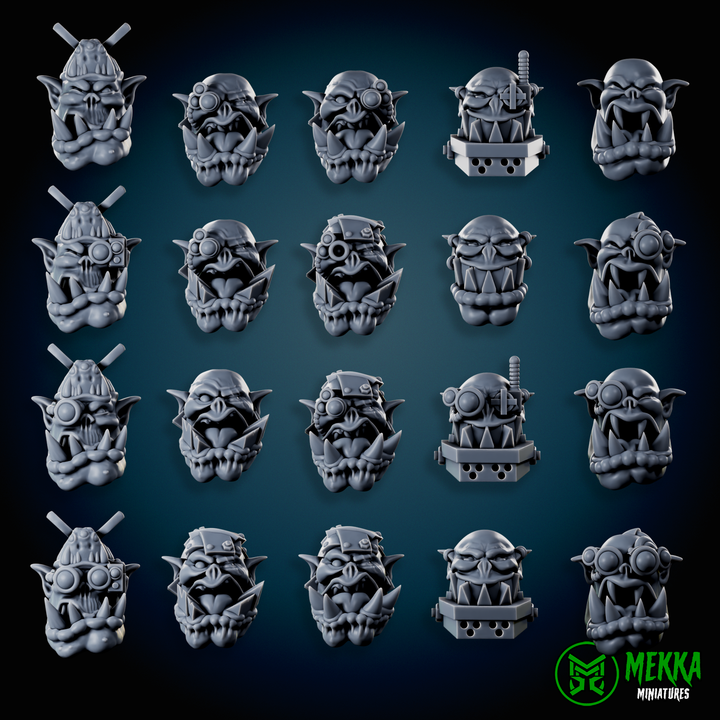 3D Printable Bionic Cybork Set by Mekka Miniatures