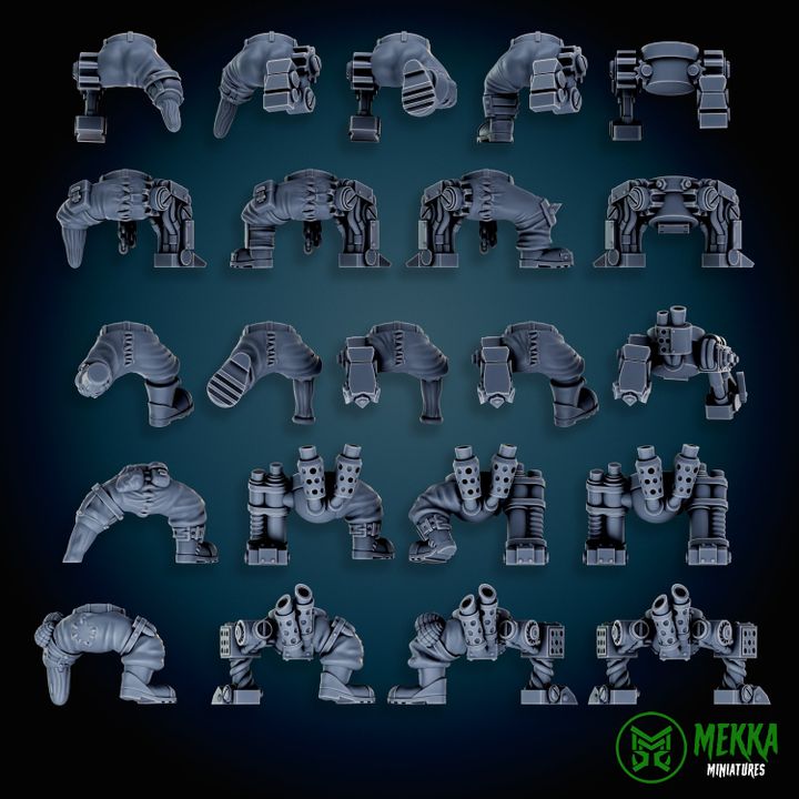 3D Printable Bionic Cybork Set by Mekka Miniatures