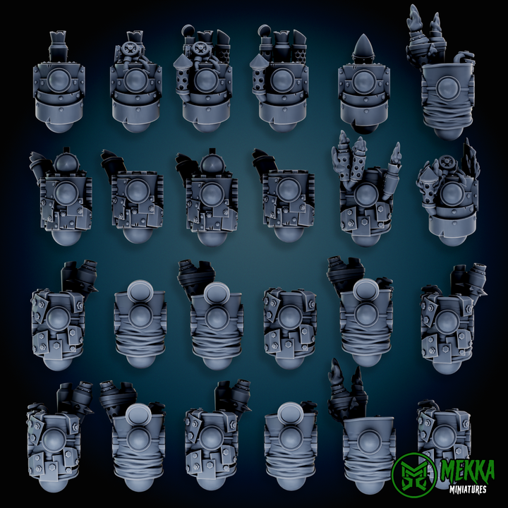 3D Printable Bionic Cybork Set by Mekka Miniatures