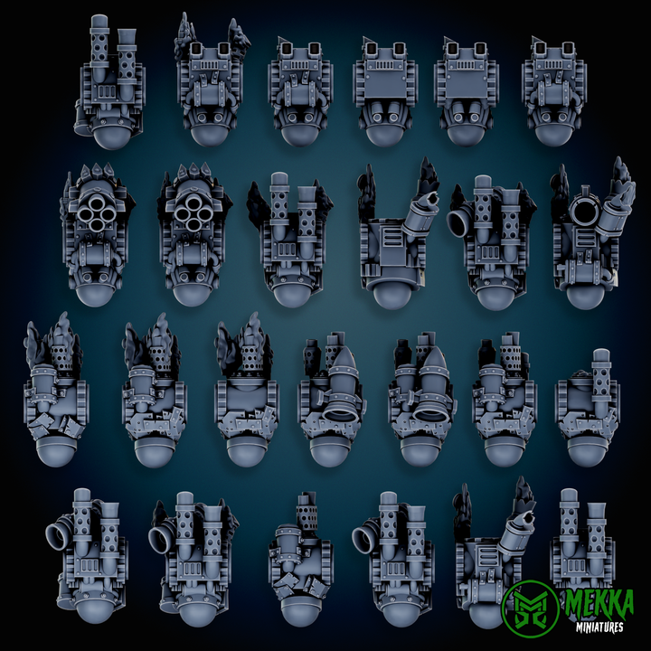 3D Printable Bionic Cybork Set by Mekka Miniatures