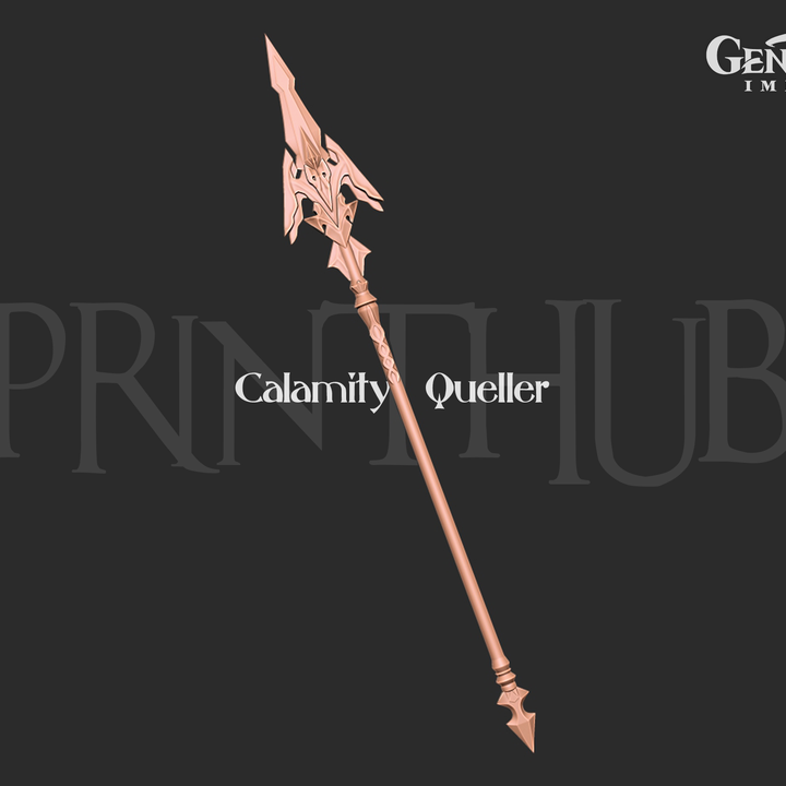 3D Printable Calamity Queller Weapon 3d print model by Printhub