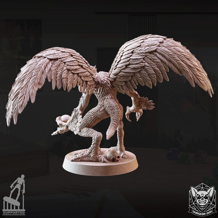 3D Printable Vrock - A by Dungeon Dog