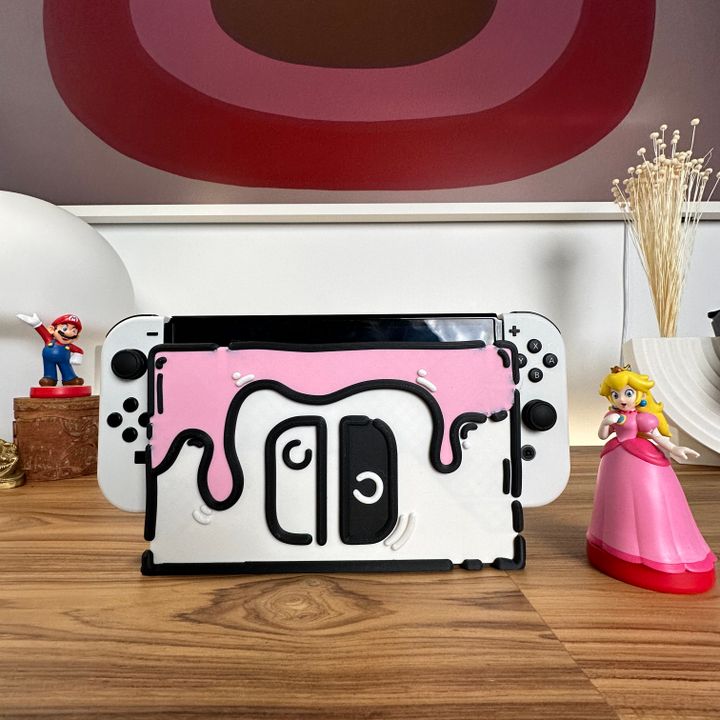 3D Printable Doodle Nintendo Switch Faceplate by Holoprops