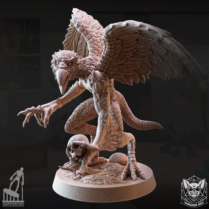 3D Printable Vrock Bundle by Dungeon Dog