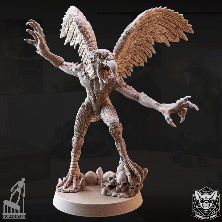 3D Printable Vrock Bundle by Dungeon Dog