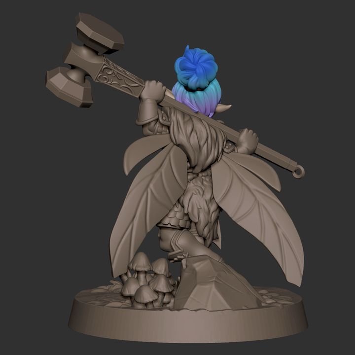 3D Printable Pixie Warrior by Bite the Bullet