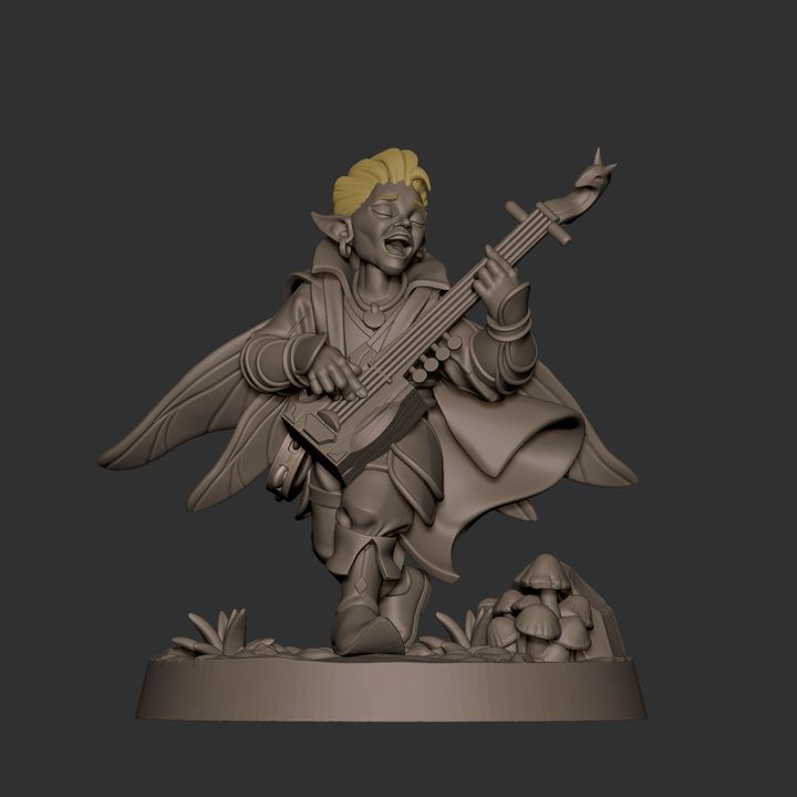 3D Printable Pixie Bard by Bite the Bullet
