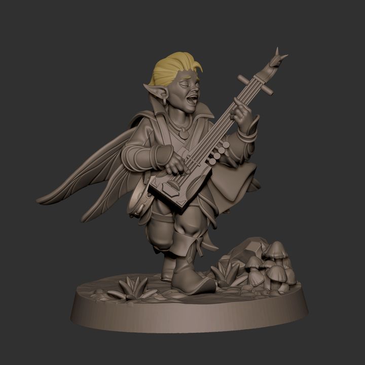 3D Printable Pixie Bard by Bite the Bullet