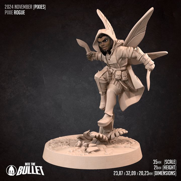 3D Printable Pixie Rogue by Bite the Bullet