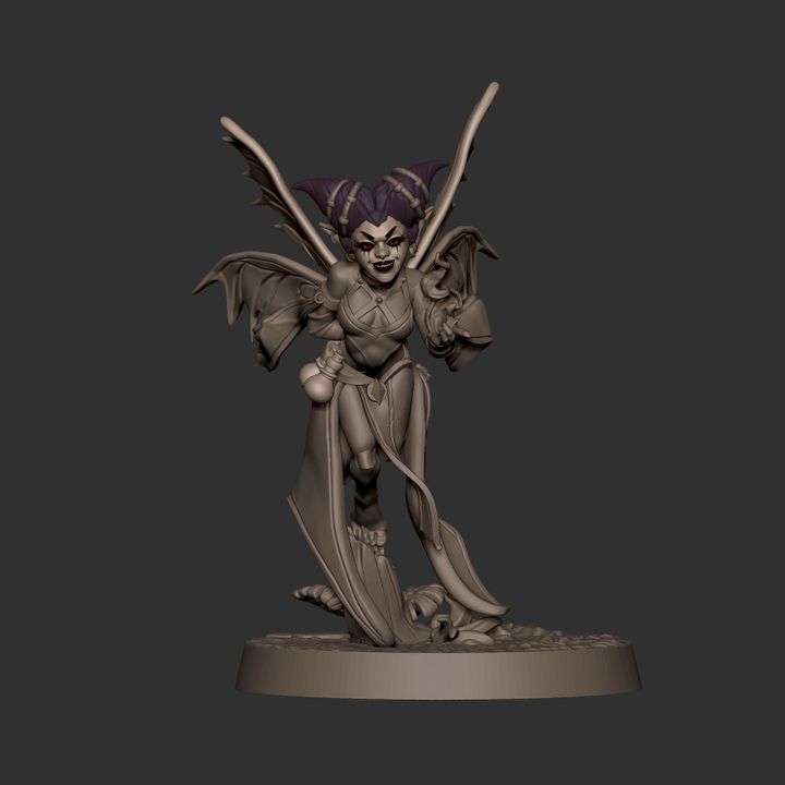 3D Printable Pixie Warlock by Bite the Bullet