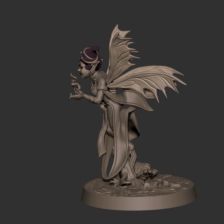 3D Printable Pixie Warlock by Bite the Bullet