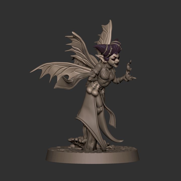 3D Printable Pixie Warlock by Bite the Bullet