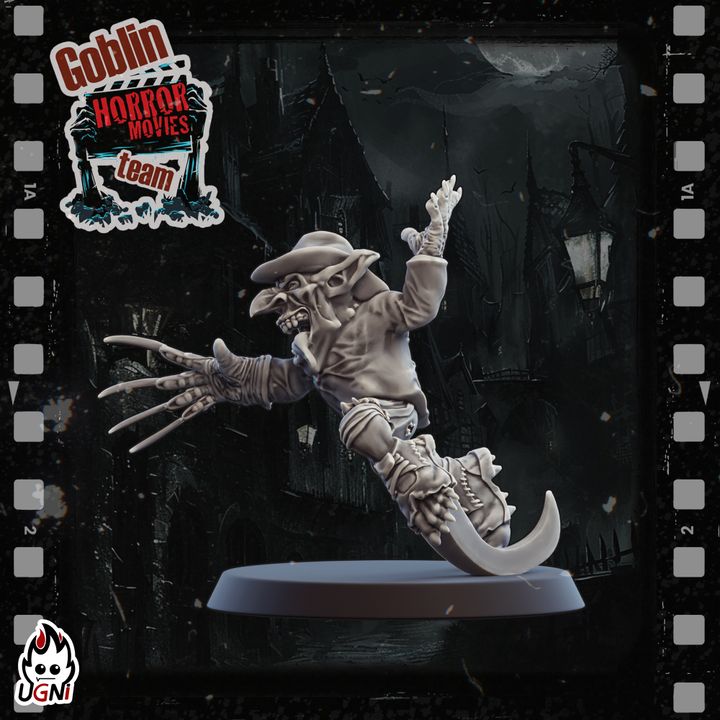 3D Printable Goblin #2 - Goblin Team by UGNI Miniatures