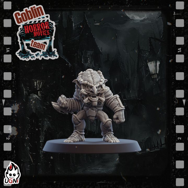3D Printable Goblin #3 - Goblin Team by UGNI Miniatures