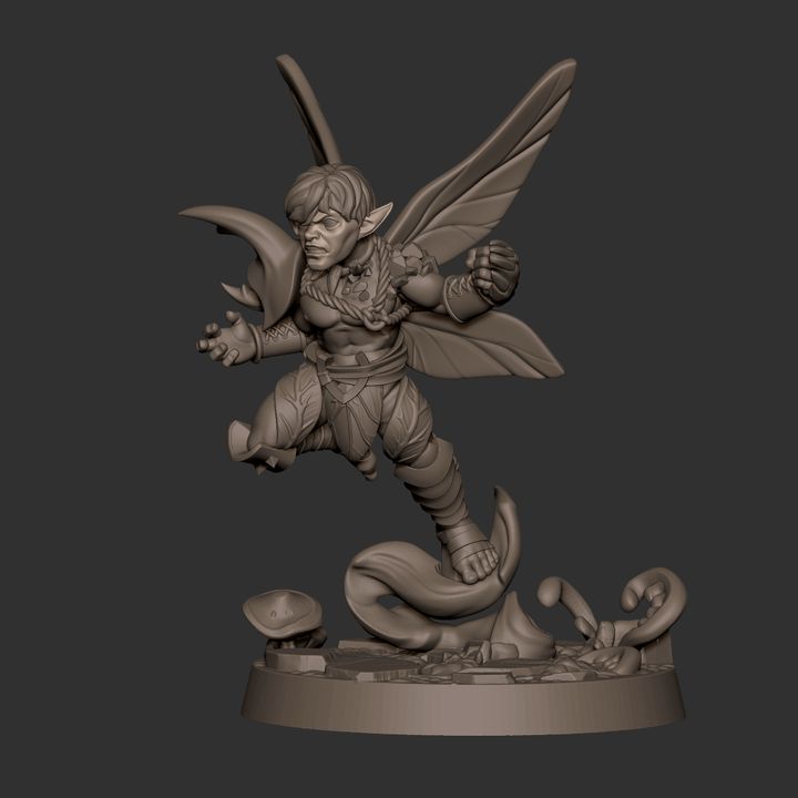 3D Printable Pixie Fighter by Bite the Bullet
