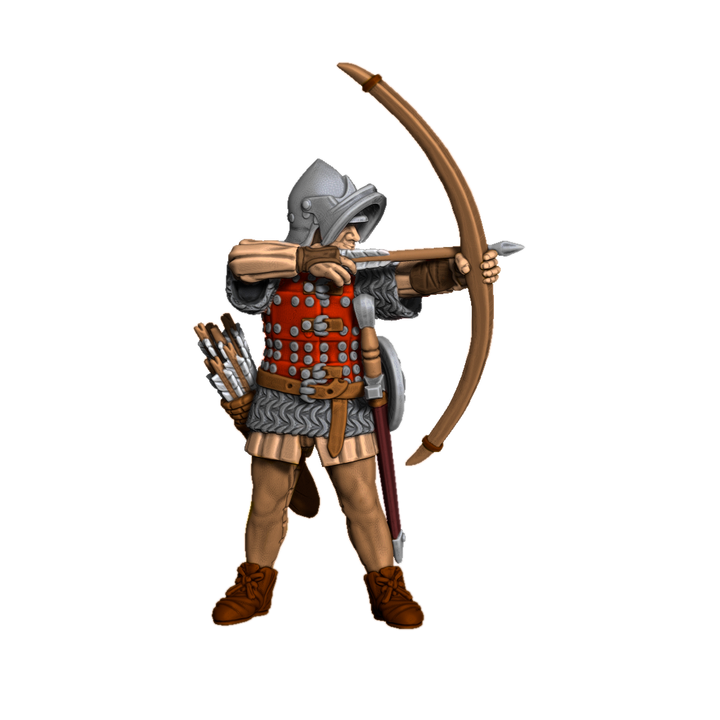 3D Printable English Longbowman by Ludus Bellum