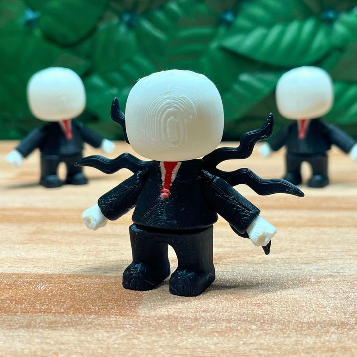 3D Printable 3D Printable Slenderman STL and 3MF Files by Brandon