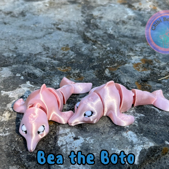 3D Printable Bea the Boto Flexi (River Dolphin) by ChibiBestiary