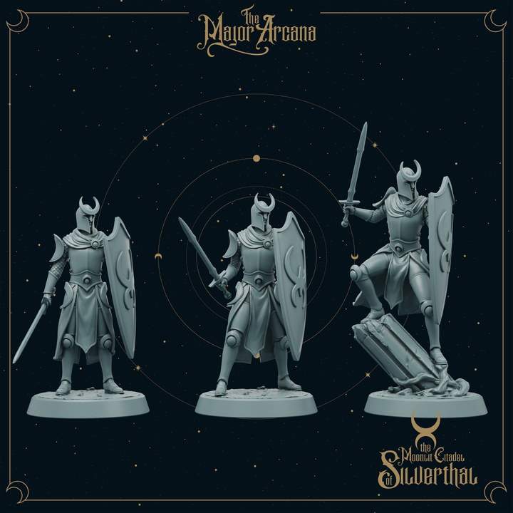 3D Printable Guards of Silverthal - Elf Knights, 9 Poses by The ...