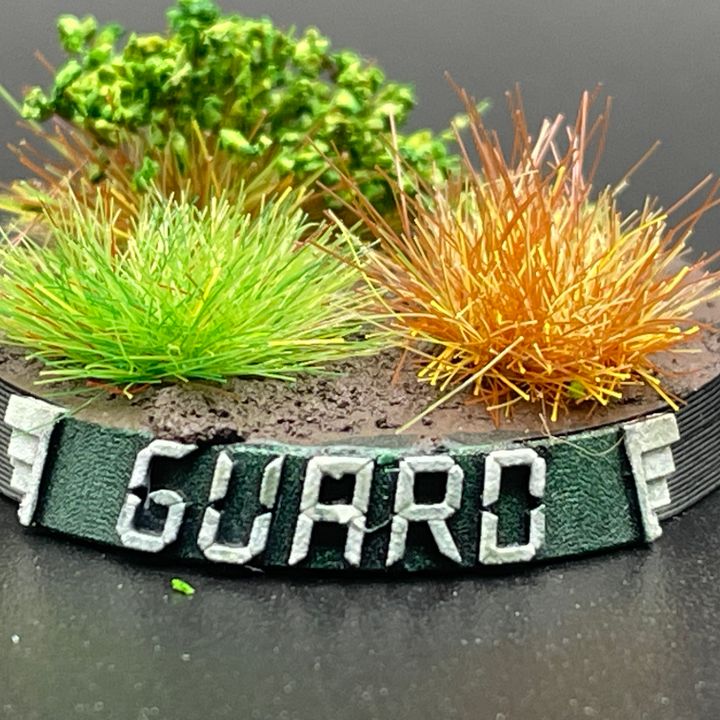 3D Printable Guard Name Plate Builder by Tagmybase.com