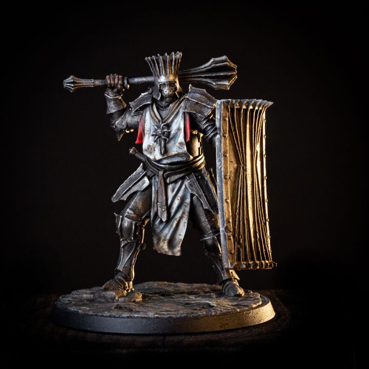 3D Printable Penitent Bulwark - Promo Mini by Bestiarum Miniatures