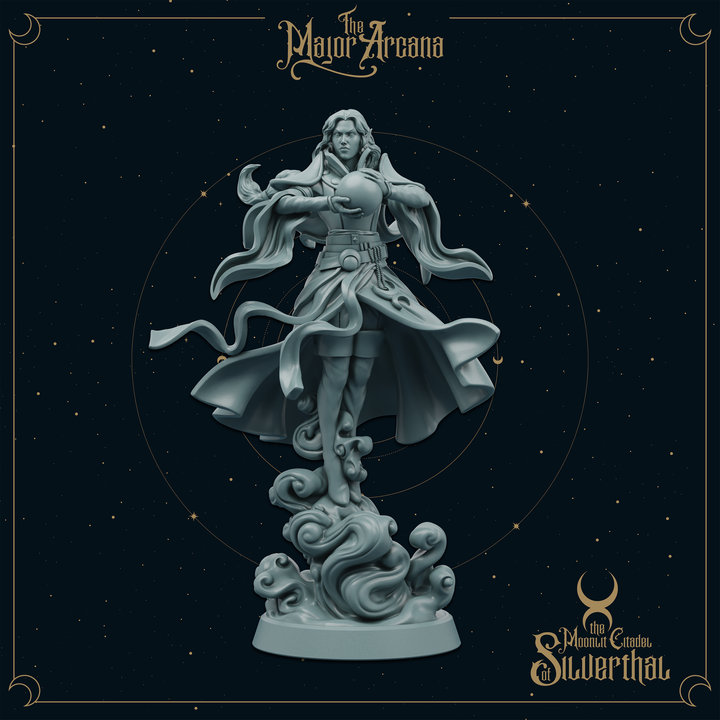 3D Printable The Mistweaver - Elf Wizard by The Major Arcana