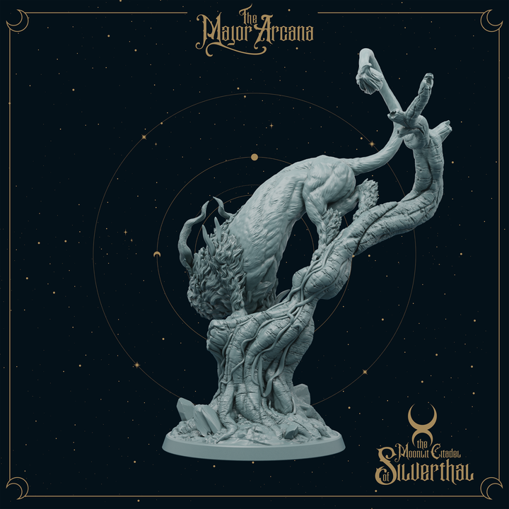 3D Printable Moon Lynx by The Major Arcana