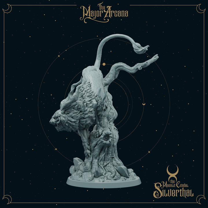 3D Printable Moon Lynx by The Major Arcana