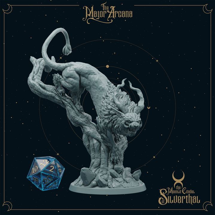 3D Printable Moon Lynx by The Major Arcana