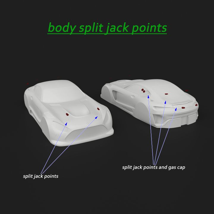 3D Printable Mold-Vacuum AMG GT3 Motorsport Racing - STL Files for 3D ...